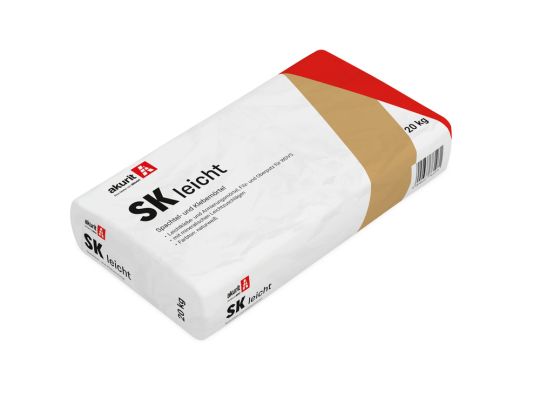 Akurit Spachtelmörtel - Klebemörtel SK leicht - 20 Kg (4004637761071)