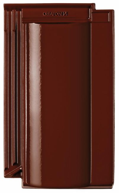 CREATON TERRA OPTIMA Flächenziegel FINESSE weinrot glasiert ...