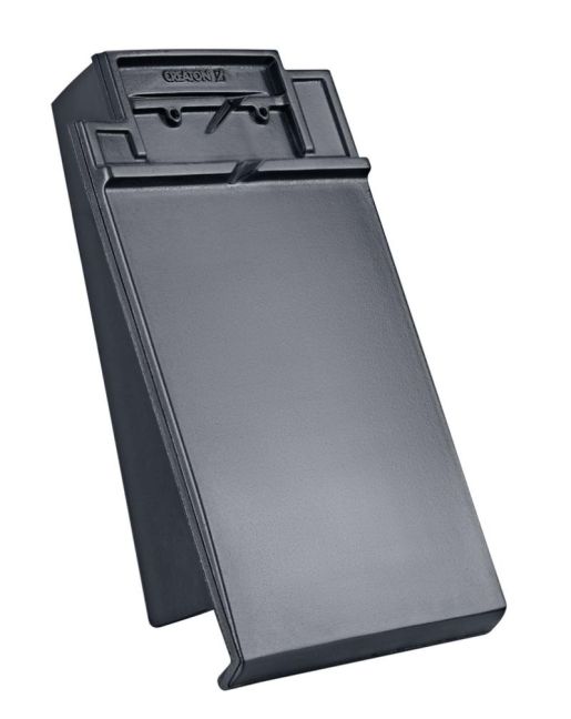 Creaton VISIO FA-Lüfter Ortgang links | NUANCE | Schwarz matt ...