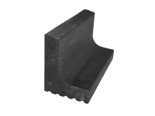 Diephaus L-Bordstein Anthrazit 24x40x18x6 cm (4251532347460)