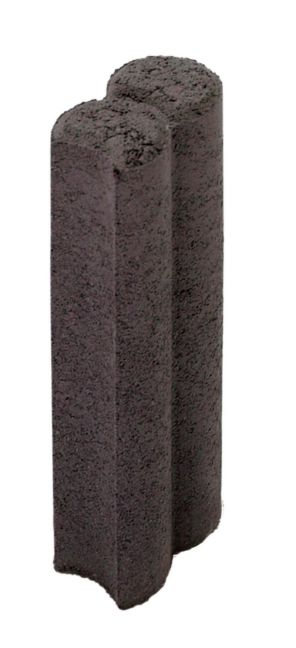 Diephaus Palisade Bordstein-Mini Anthrazit 9,1x25x6 cm (4250039909232)