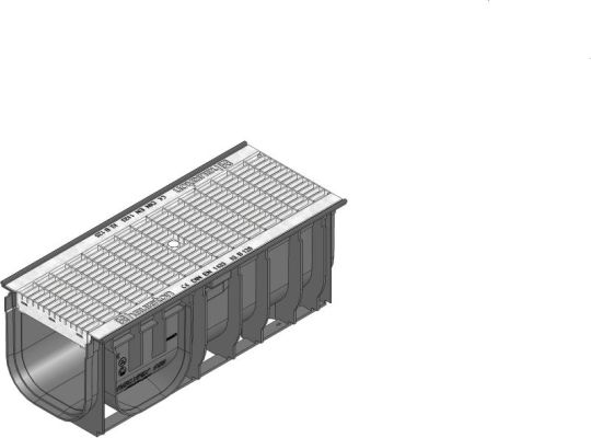 Hauraton RECYFIX STANDARD 150 Entwässerungsrinne mit Abdeckrost ()