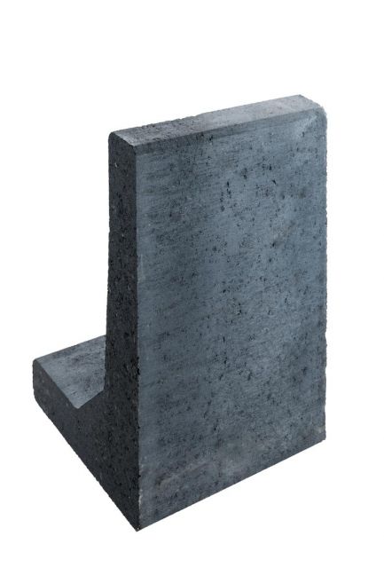 Gala-Lusit Winkelstütze L-Stein 8 cm Stark - 40 cm Baubreite Sichtbeton ...