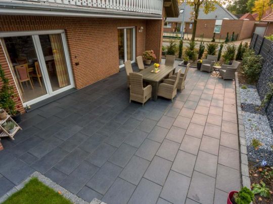 Gala-Lusit BellaStone® Plan Garten- und Terrassenplatte 60x40x4,5 cm ...