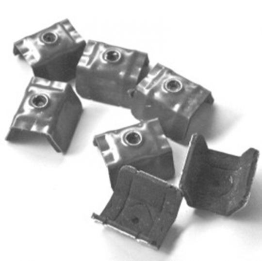 Luxmetall Befestigung-Set Kalotten (Alu) - blank für LM D-35/207 ...
