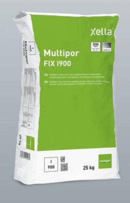 Multipor Lehmmörtel FIX I900 | 25 Kg (4054644002841)