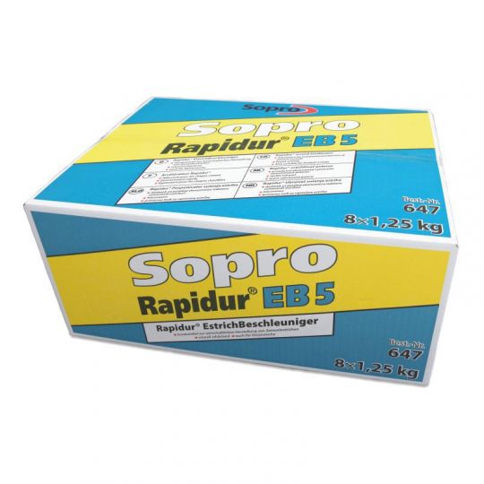 Sopro Rapidur EB5 EstrichBeschleuniger 64710 - 8x1,25 Kg (4005734647107)